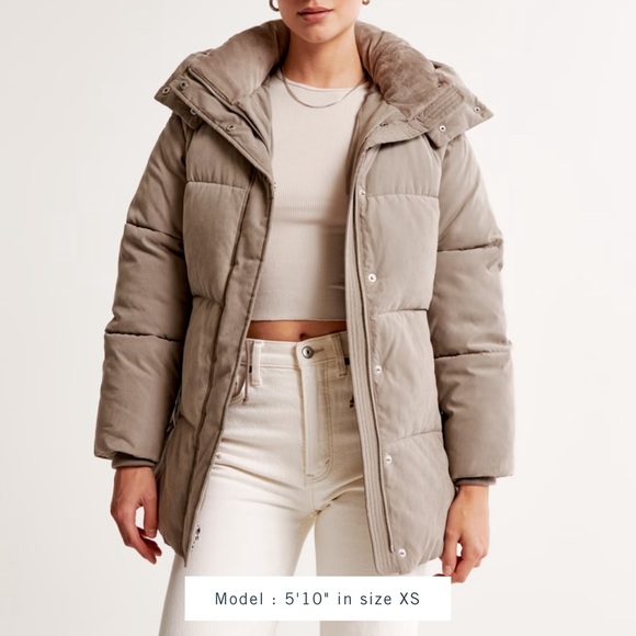 Abercrombie & Fitch | Jackets & Coats | Abercrombie Mid Ultra Puffer ...
